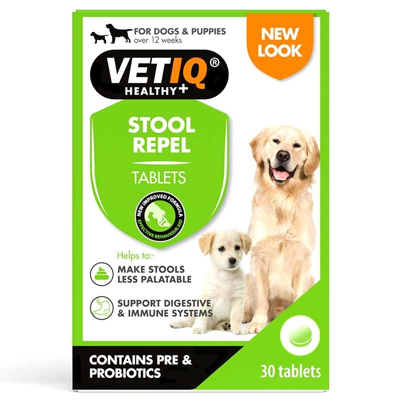 Купити VetIQ Stool Repel Dogs & Puppies - Таблетки для запобігання ...