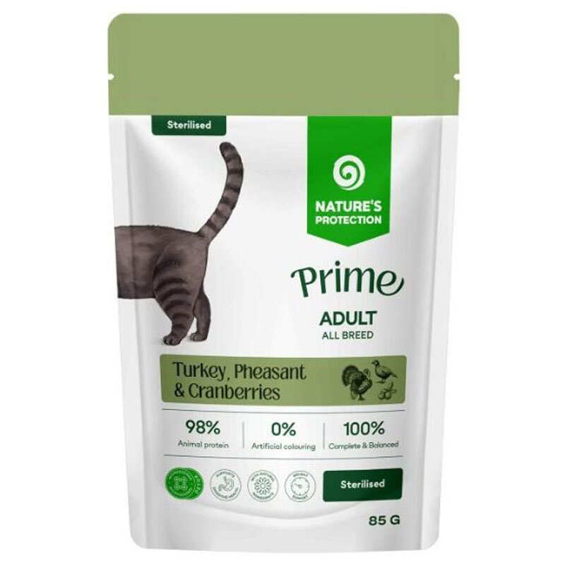 Купити Nature's Protection Prime Sterilised Adult Cats Turkey Pheasant ...